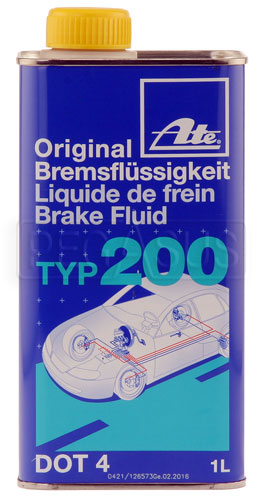 ATE Type 200 (Amber) DOT 4 Racing Brake Fluid - Pegasus Auto Racing ...