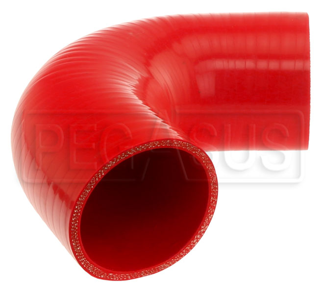 Red Silicone Hose, 2 3/4" I.D. 135 degree Elbow, 4" Legs - Pegasus Auto ...