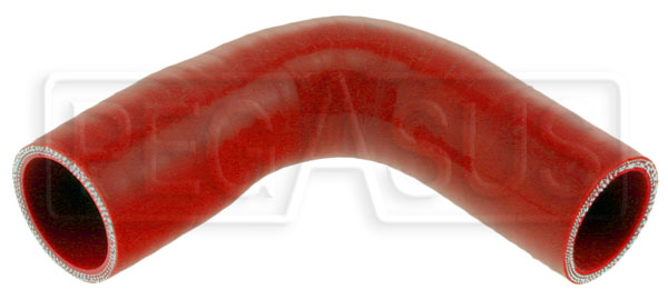 Red Silicone Hose, 1 3/8 x 1 1/4" 90 deg. Reducing Elbow - Pegasus Auto ...