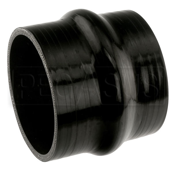 Black Silicone Hump Hose, 4 inch ID - Pegasus Auto Racing Supplies