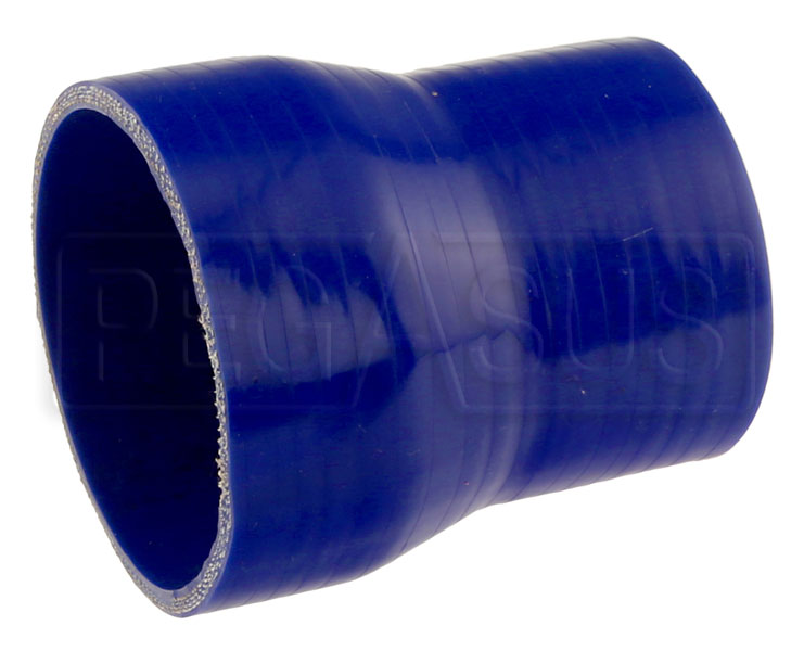 Blue Silicone Hose, 4.00 x 3 1/4 inch ID Straight Reducer - Pegasus ...