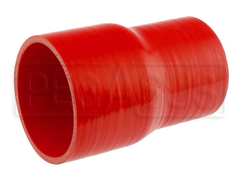 Red Silicone Hose, 3 1/4 x 2 3/4 inch ID Straight Reducer - Pegasus ...