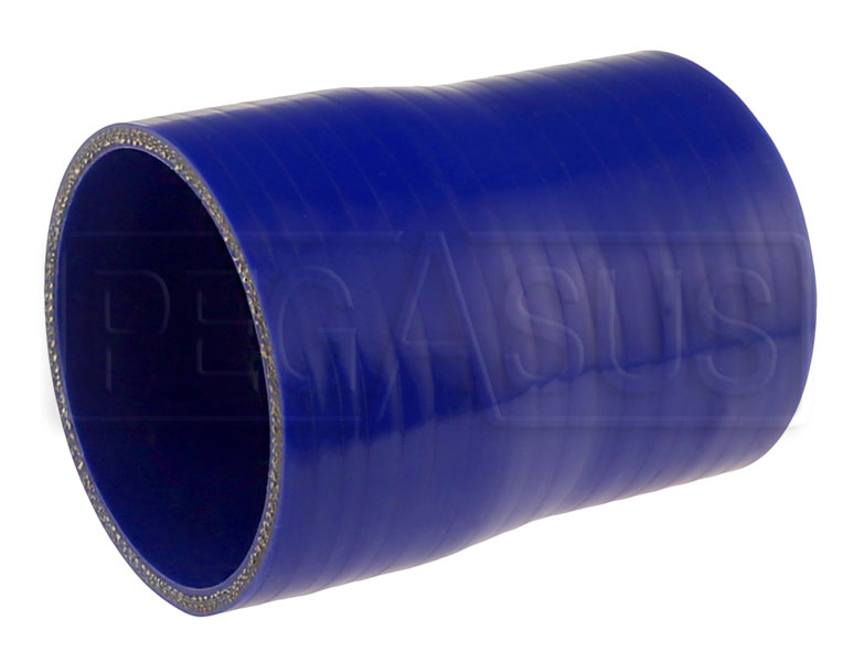 Blue Silicone Hose, 3 3/4 x 3 1/4 inch ID Straight Reducer - Pegasus ...