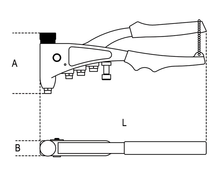 Beta Tools 1742 R-A/M4-STEEL THREADED RIVETS 20PCS | Pegasus Auto ...