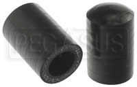 Black Silicone Coolant Bypass Cap, 5/8 inch ID - Pegasus Auto Racing ...