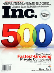 Pegasus Recognized by Inc. Magazine